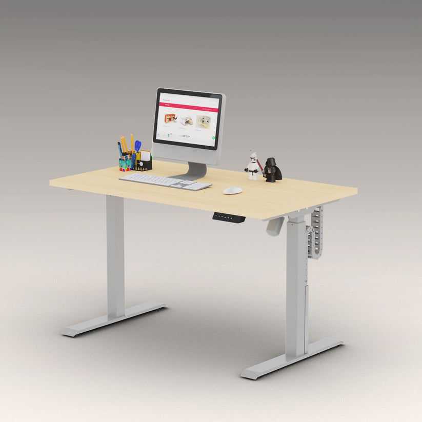 Height Adjustable Desk with Two-Tier Storage option – Versalink Malaysia